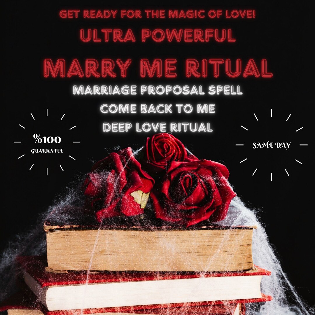 MARRY ME NOW Spell Deep Love Spell Proposal Magic Wedding Spell Propose ...