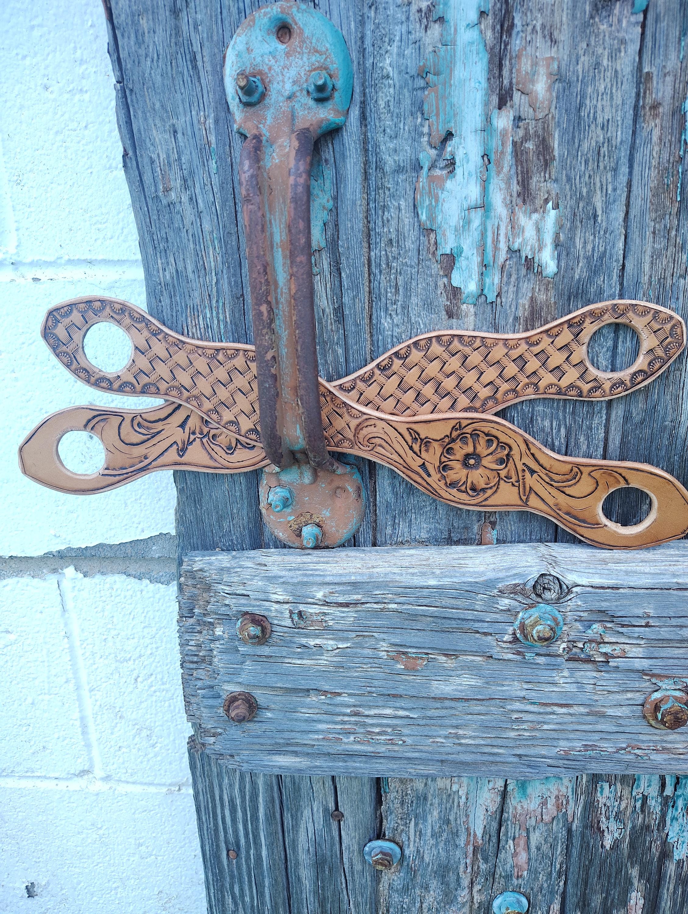 Tooled Slobber Straps - Etsy