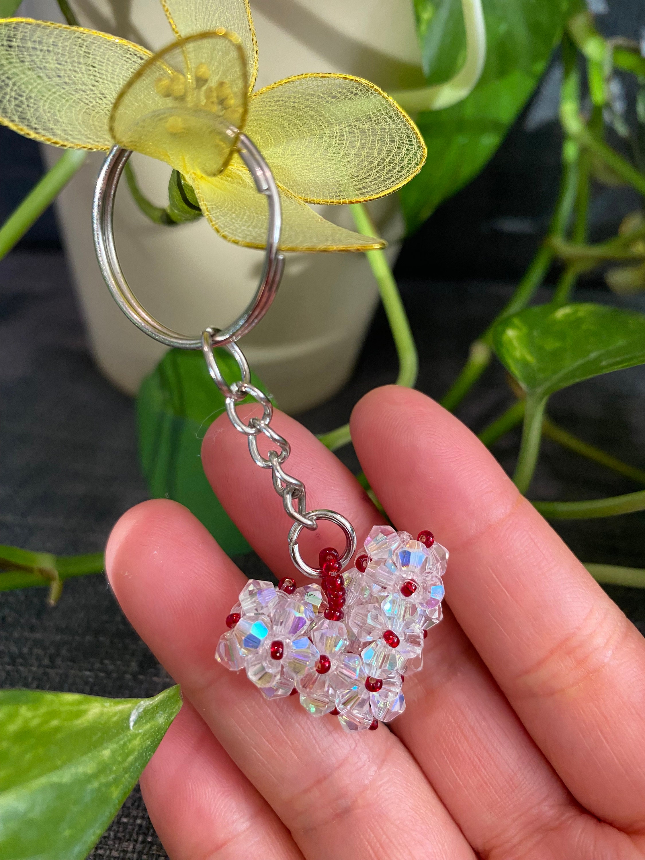 Heart Keychain/accessory/ Gift/ Decorations/ Valentine Heart/ Heart ...