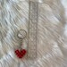 Heart Keychain/accessory/ Gift/ Decorations/ Valentine Heart/ Heart ...
