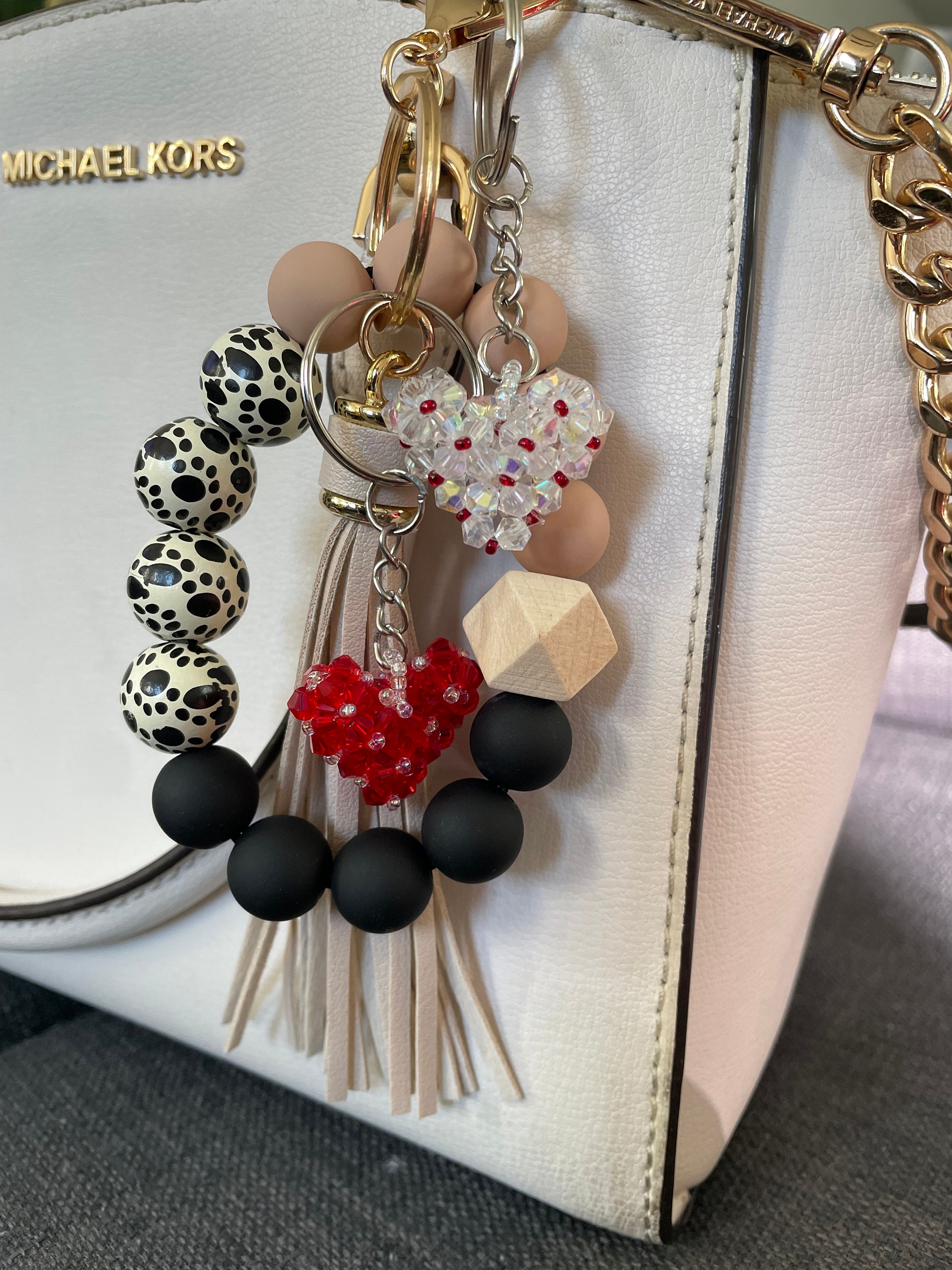 Heart Keychain/accessory/ Gift/ Decorations/ Valentine Heart/ Heart ...