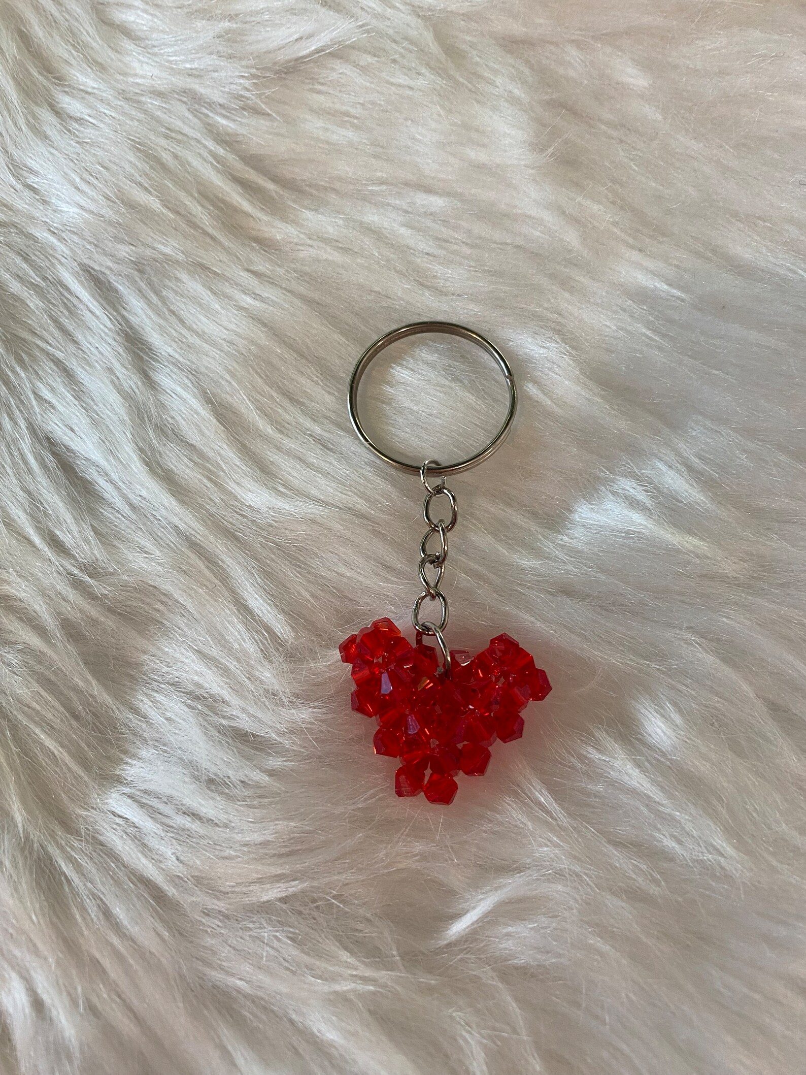 Heart Keychain/accessory/ Gift/ Decorations/ Valentine Heart/ Heart ...