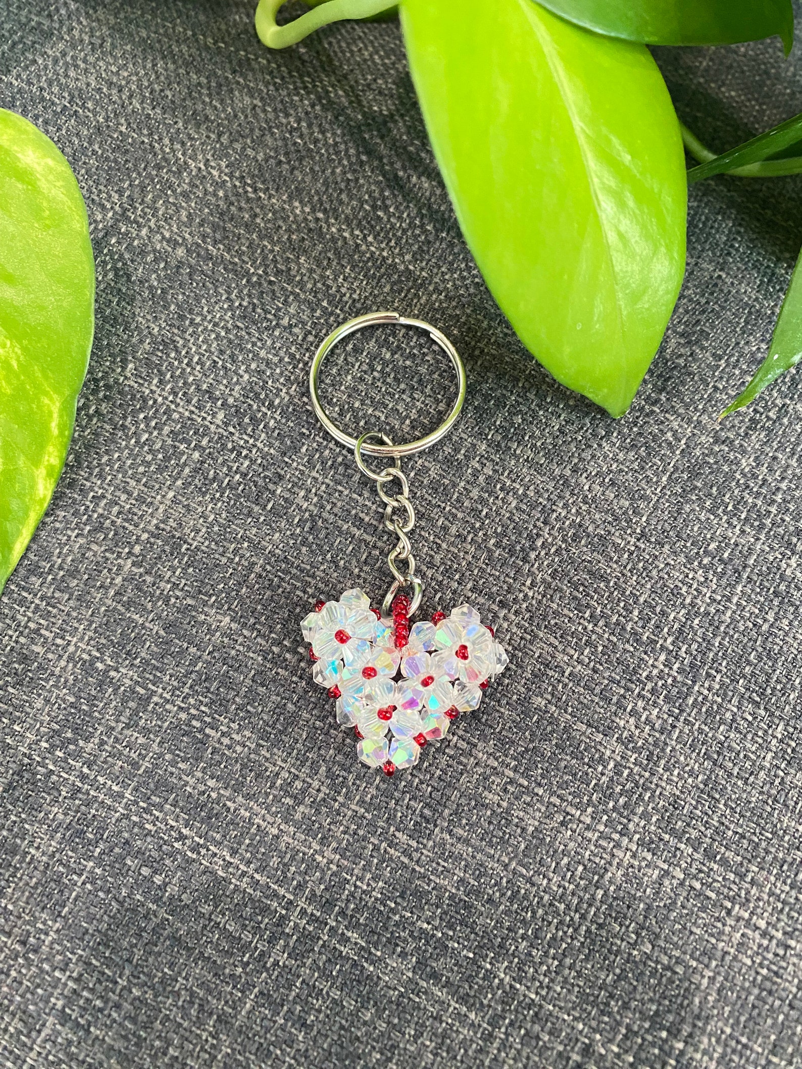 Heart Keychain/accessory/ Gift/ Decorations/ Valentine Heart/ Heart ...