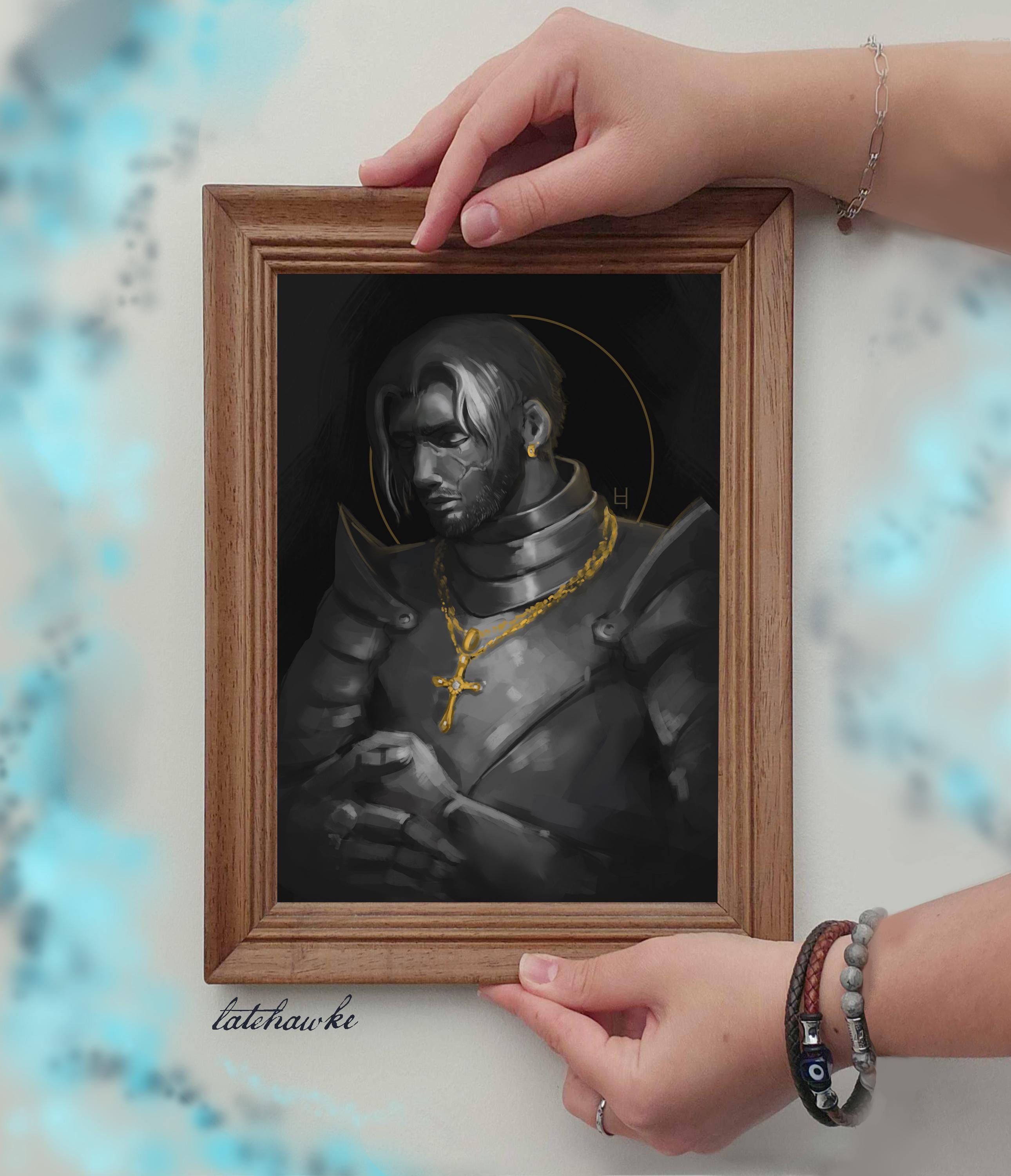 Arthur Nightingale | Tenno Protoframe Knight Fan Art | Warframe ...