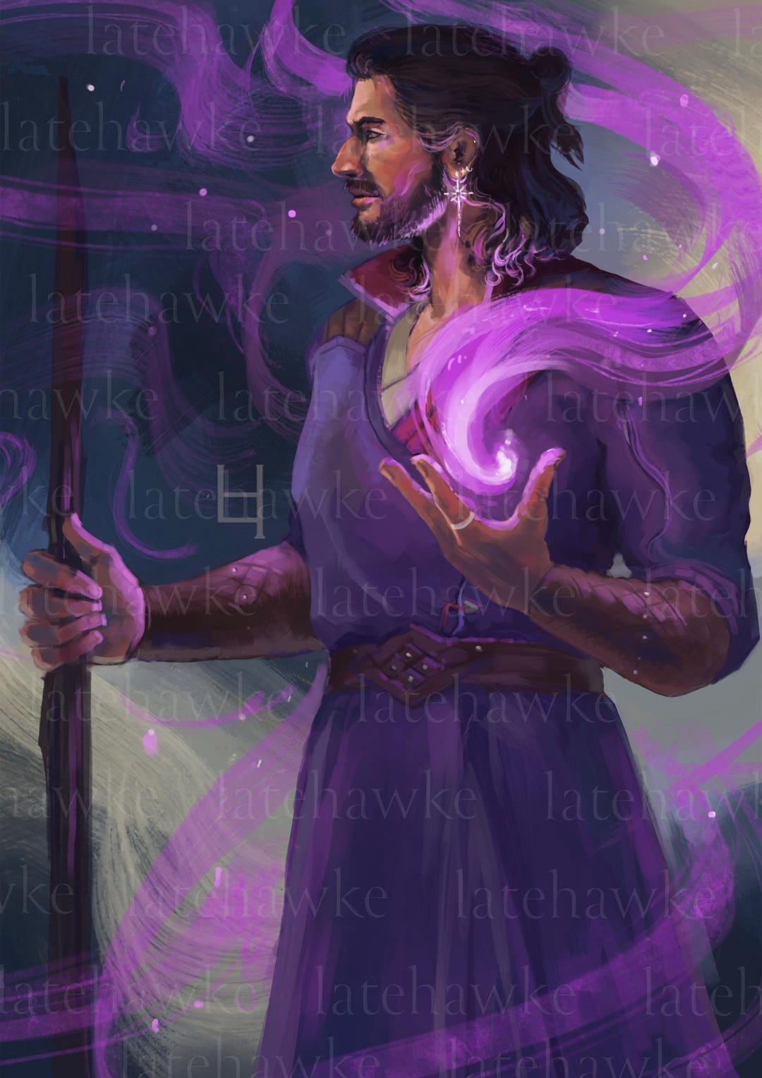 Gale Dekarios Art Print | Baldur's Gate 3 Wizard (digital Download) - Etsy