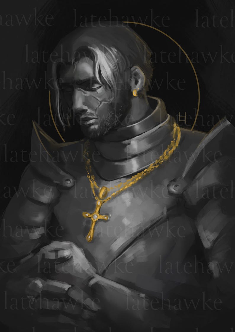 Arthur Nightingale | Tenno Protoframe Knight Fan Art | Warframe ...