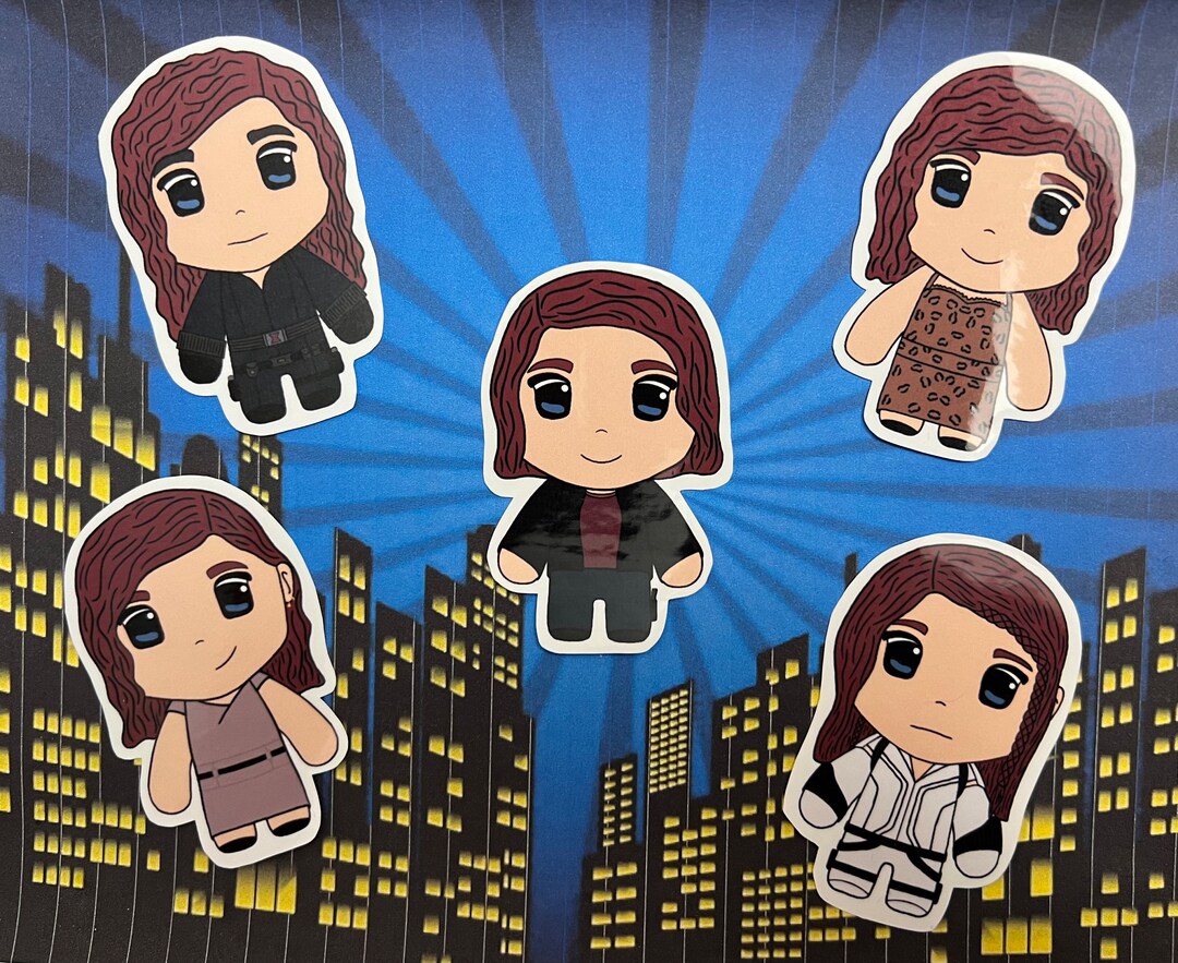 Black Widow Stickers: Set 2 - Etsy