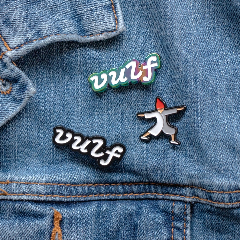 Vulfpeck Logo Enamel Pin — #VOSM - Etsy
