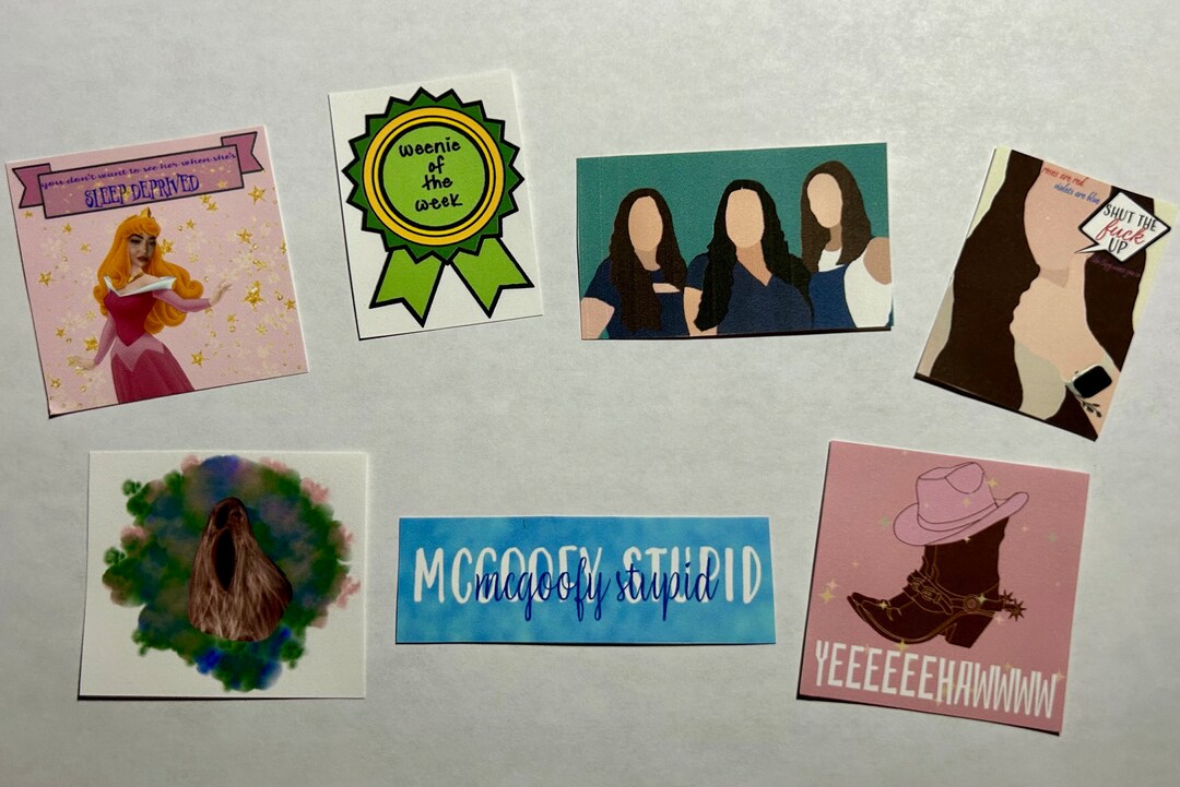 Fear Babes Assorted Stickers pack of 5 - Etsy