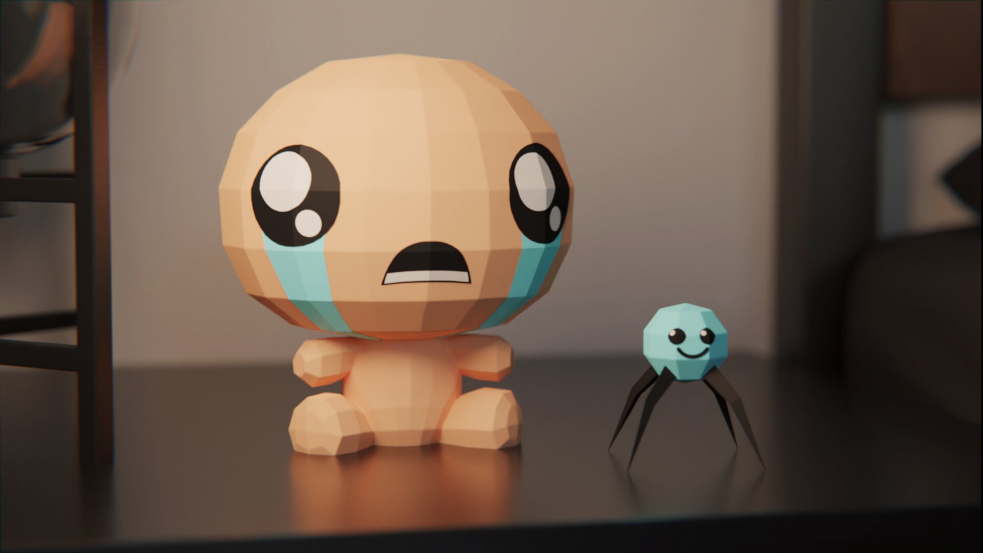 Papercraft Template PDF DIY - the Binding of Isaac - Isaac - Papercraft ...
