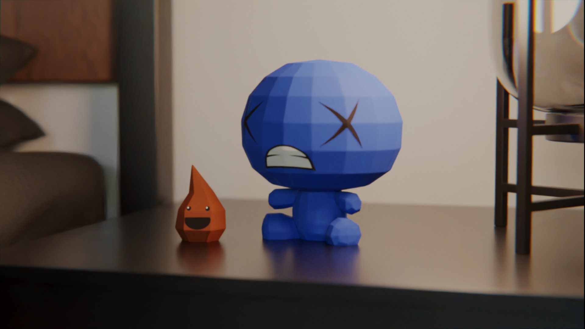 Papercraft Template PDF DIY the Binding of Isaac Blue Baby Papercraft ...