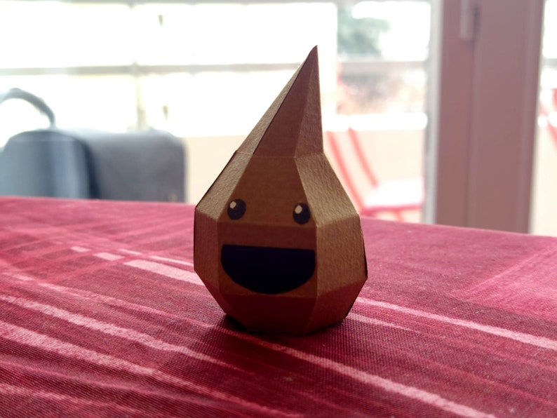 Papercraft Template PDF DIY the Binding of Isaac Blue Baby Papercraft ...