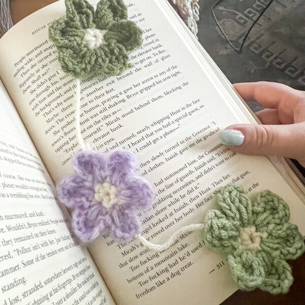 Bookmark Crochet - Etsy