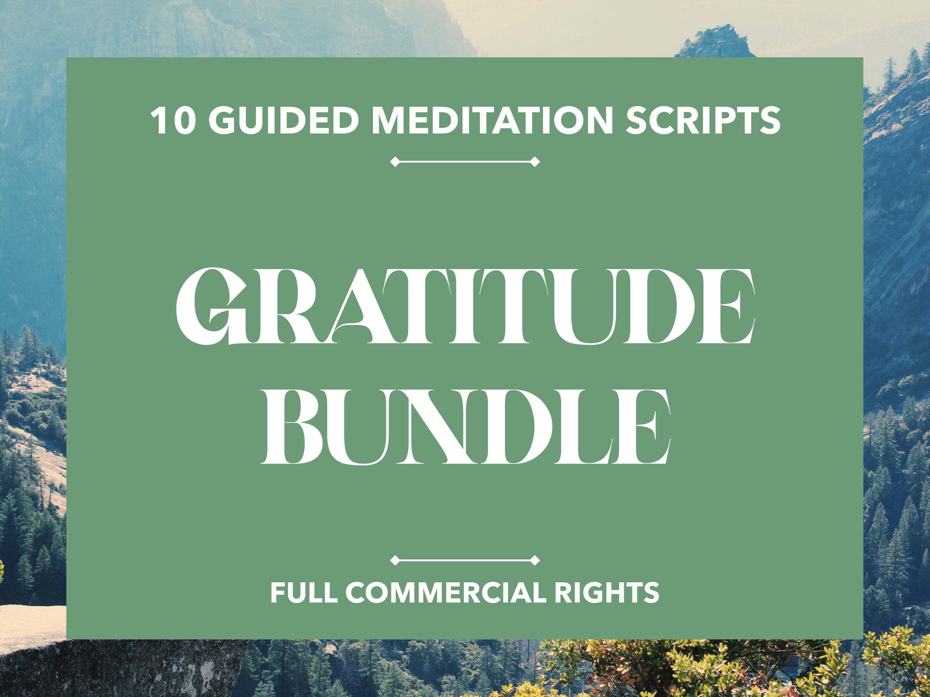 10 Meditation Scripts - Gratitude Bundle - Etsy