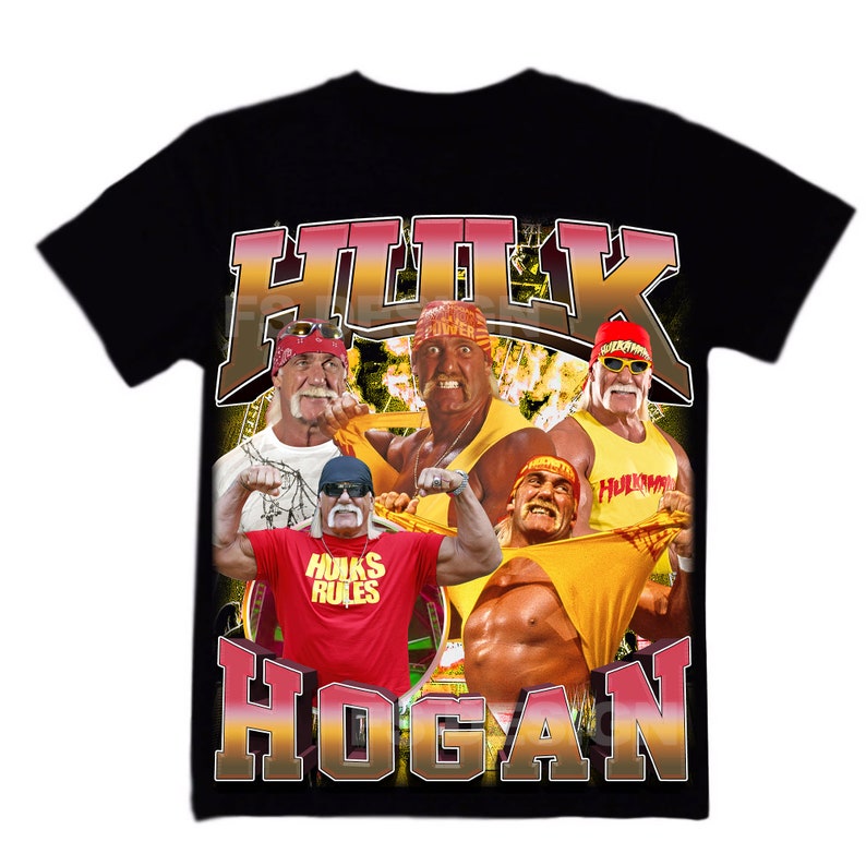 Hulk Hogan T Shirt Design PNG Instant Download - Etsy