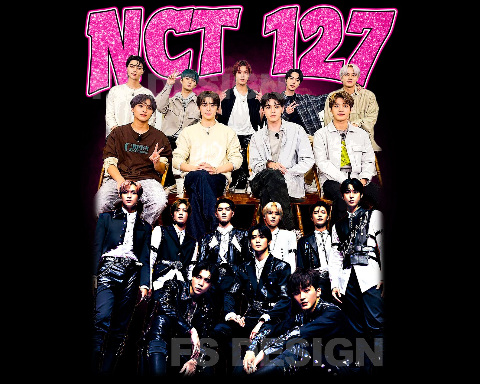 NCT 127 / T Shirt Design digital Download, Ready to Print / Includes ...