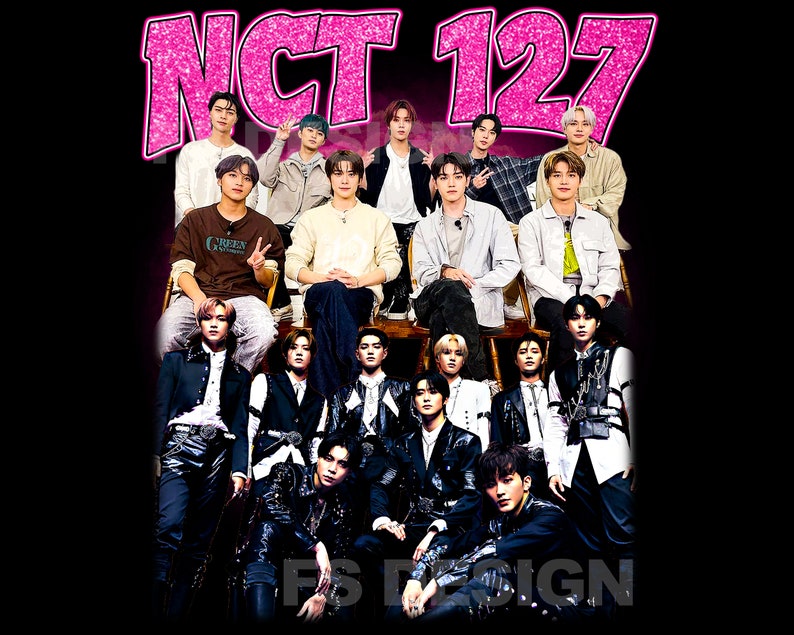 NCT 127 / T Shirt Design digital Download, Ready to Print / Includes ...
