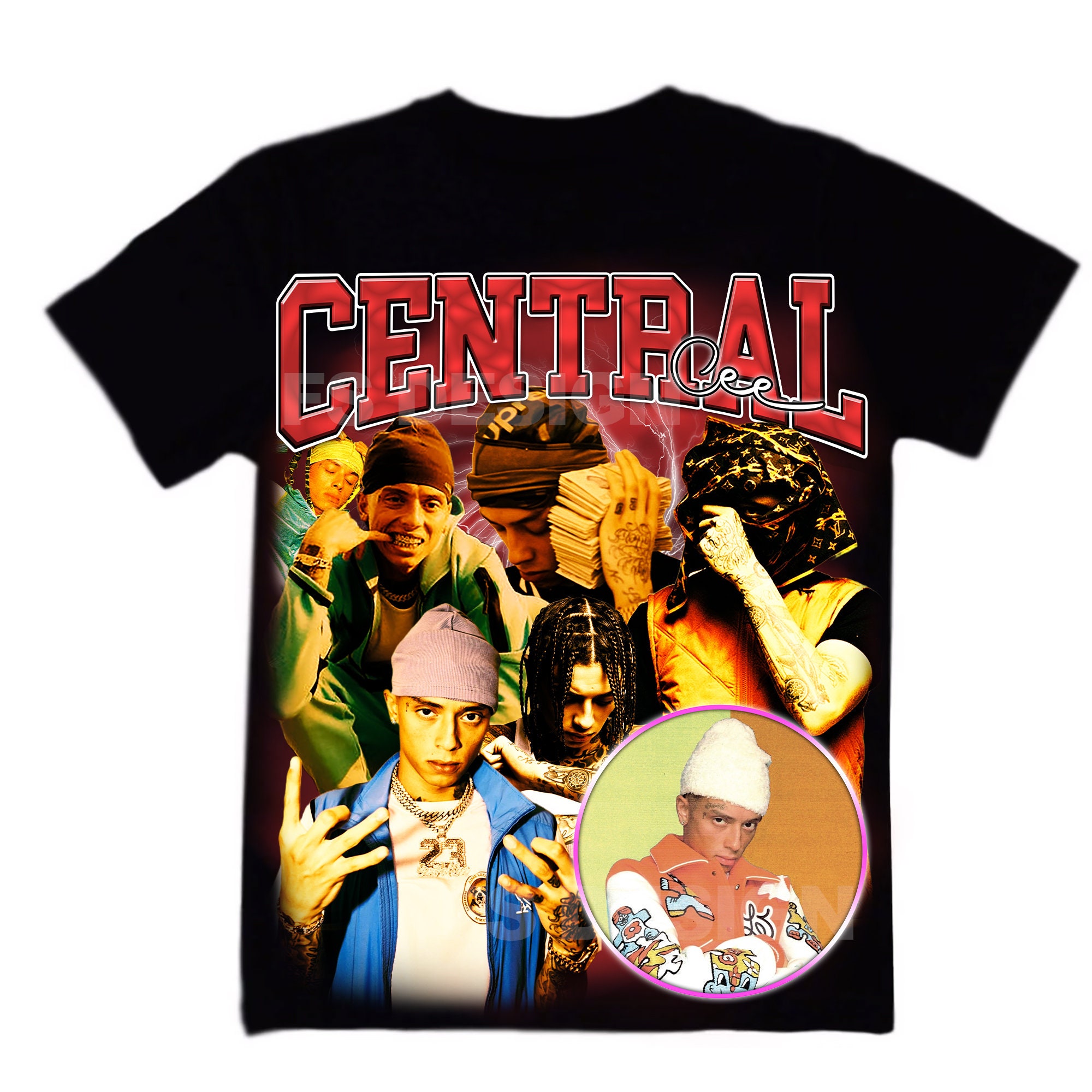 Central Cee Png / Shirt Design, Ready to Print, Bootleg T Shirt Design ...