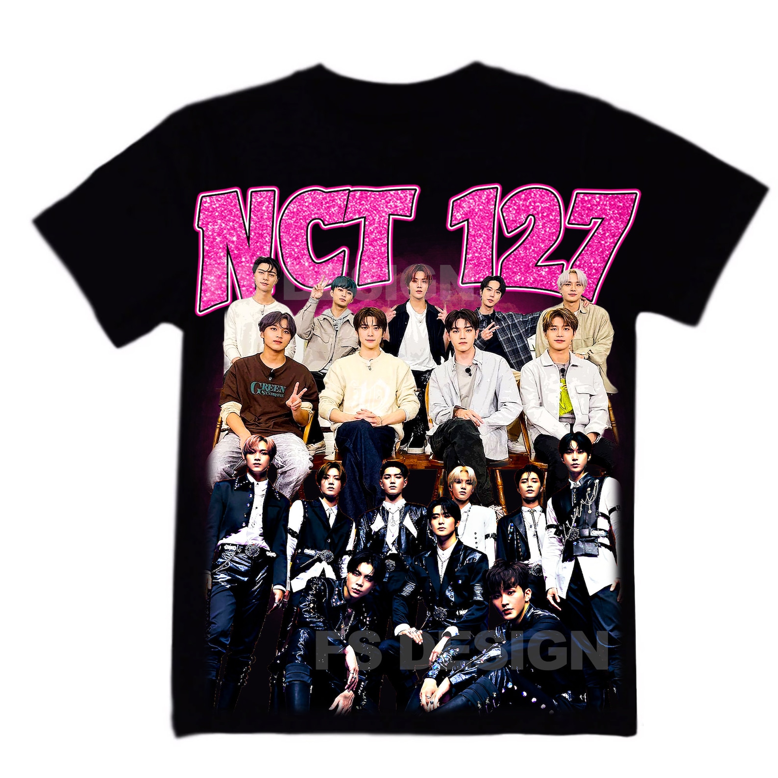 NCT 127 / T Shirt Design digital Download, Ready to Print / Includes PNG File for Sublimation or ...