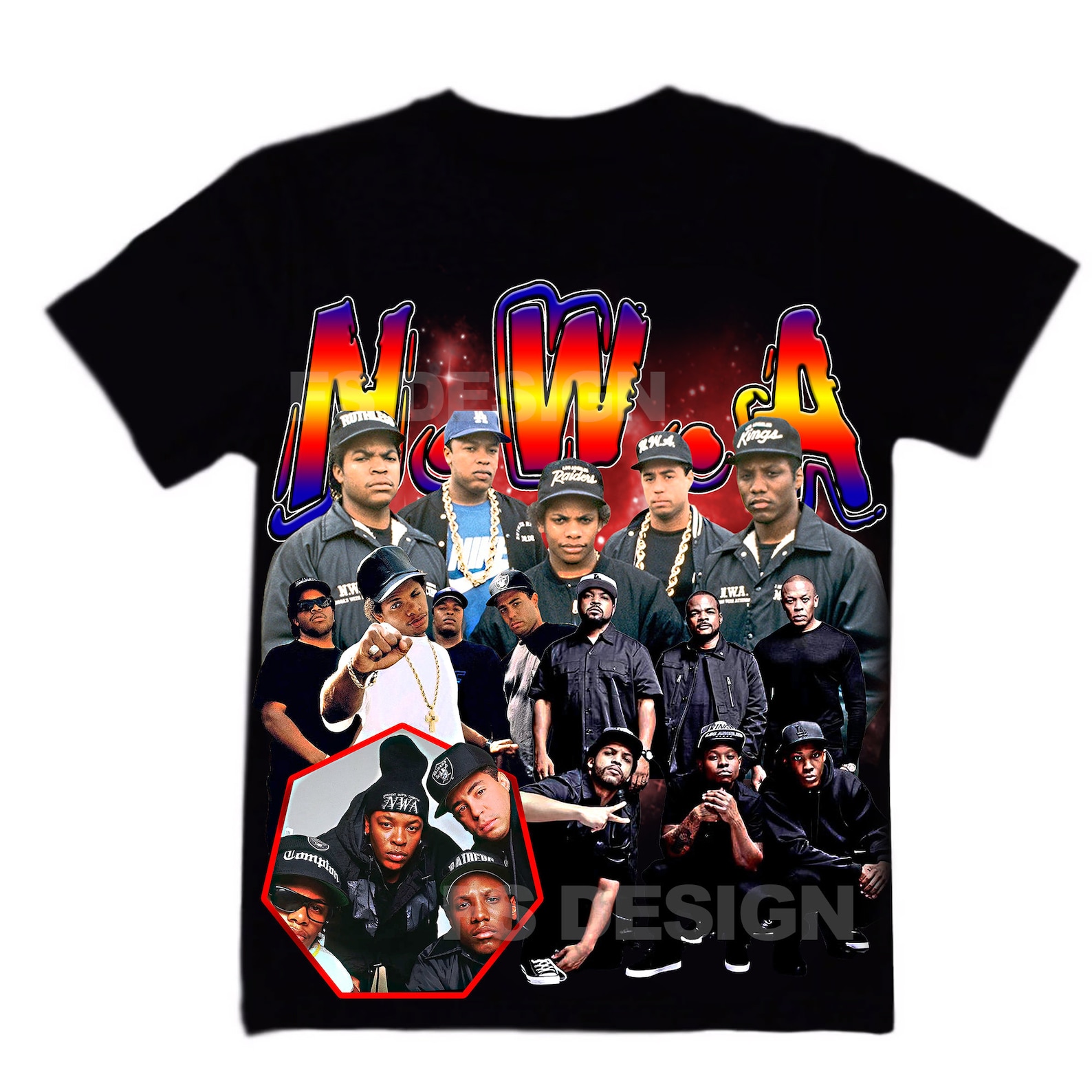 NWA Png , Ready to Print, Printable Design, Hiphop Artist, 90s, Rapper ...