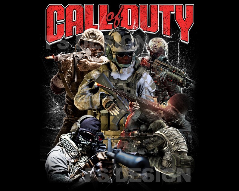 Call of Duty T Shirt Design PNG Instant Download - Etsy Australia