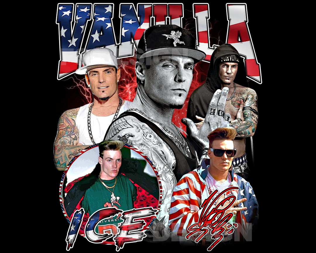 Vanilla Ice Png / T- Shirt Design (digital Download, Ready to Print ...
