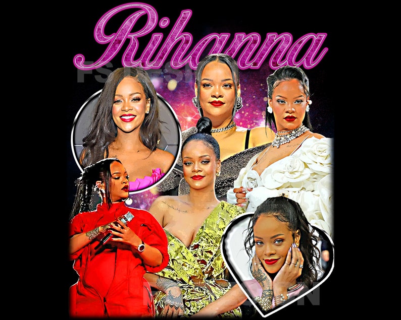 Rihanna Png , Fenty Tshirt Design, Ready to Print, Printable Design ...