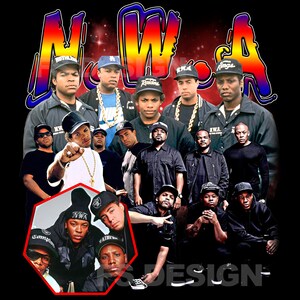 NWA Png , Ready to Print, Printable Design, Hiphop Artist, 90s, Rapper ...
