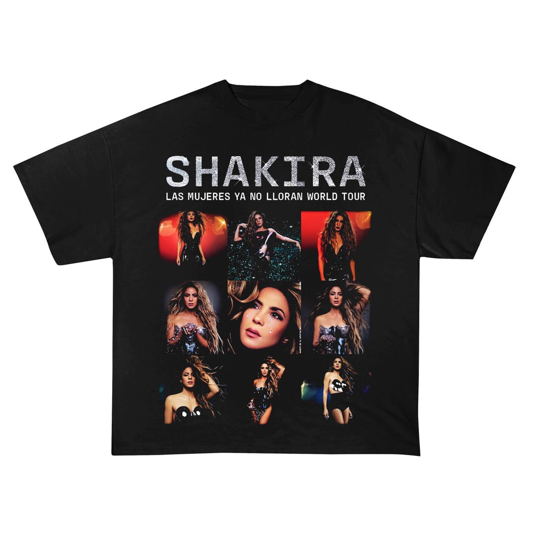 SHAKIRA LAS MUJERES Ya No Lloran World Tour 2025, Discography Shakira T ...