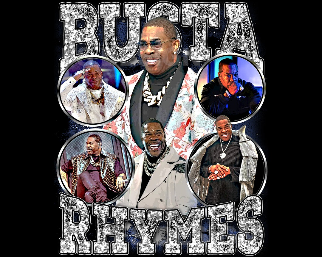 Busta Rhymes T Shirt Design PNG Instant Download 300 Dpı Png - Etsy