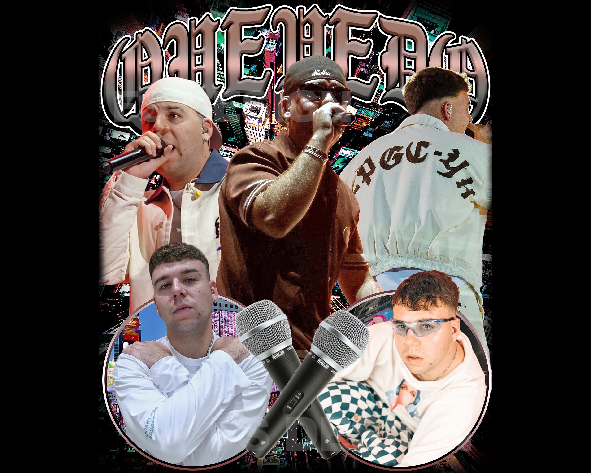 Quevedo Png , Ready to Print, Printable Design, Hiphop Artist, 90s ...