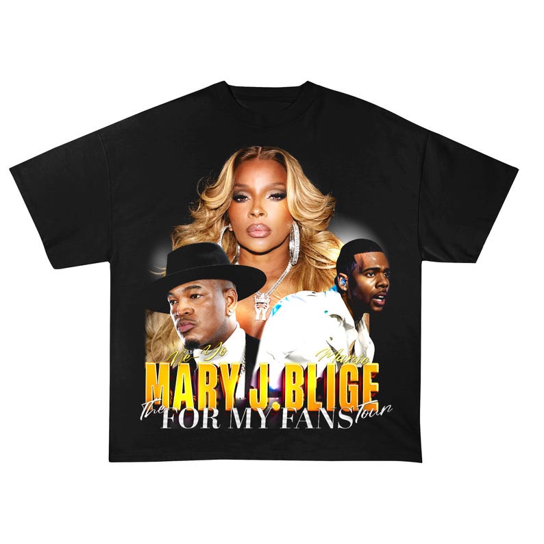 Mary J Blige Png,the Four My Fans Tour, Ne-yo and Mario PNG 300 Dpi - Etsy