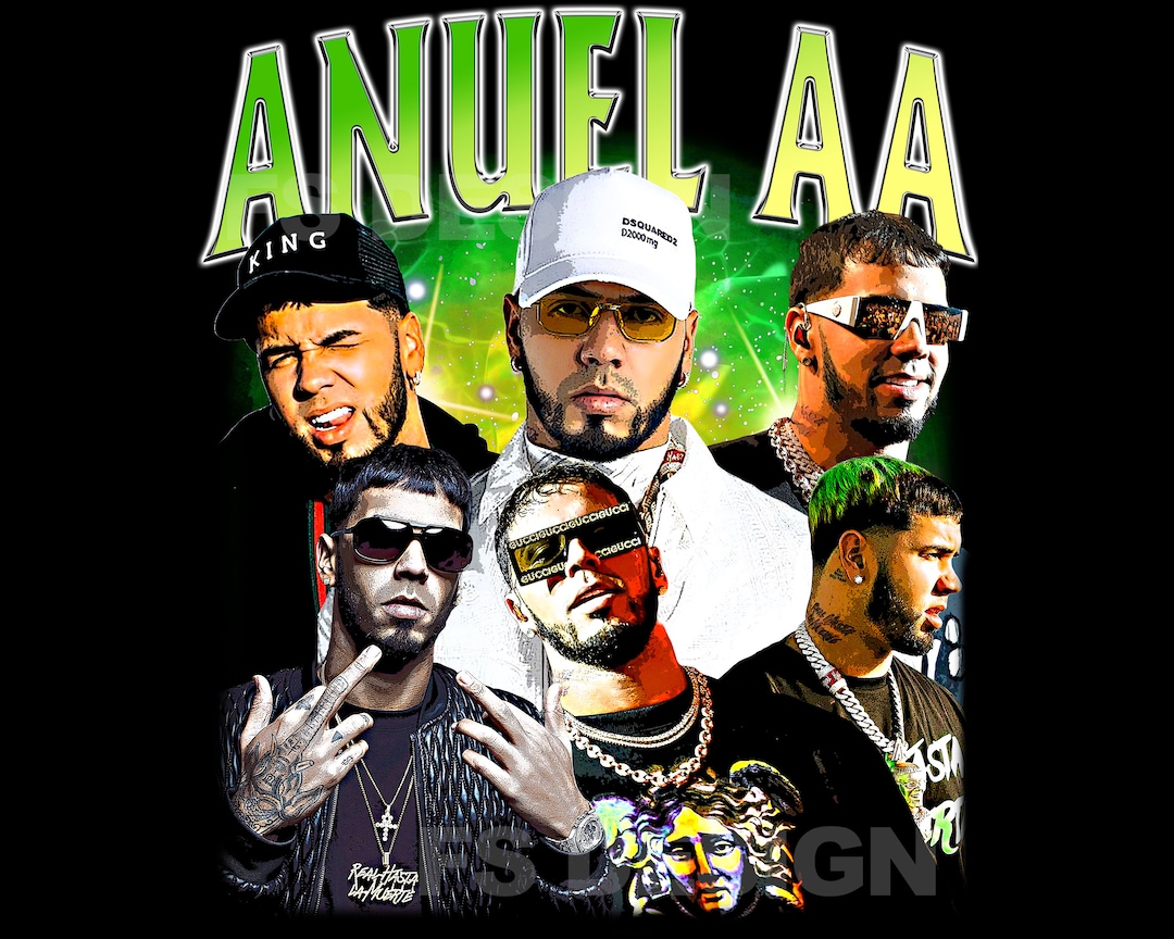 Anuel Aa Png , Ready to Print, Printable Design, Artist, 90s, Bts , Rap ...