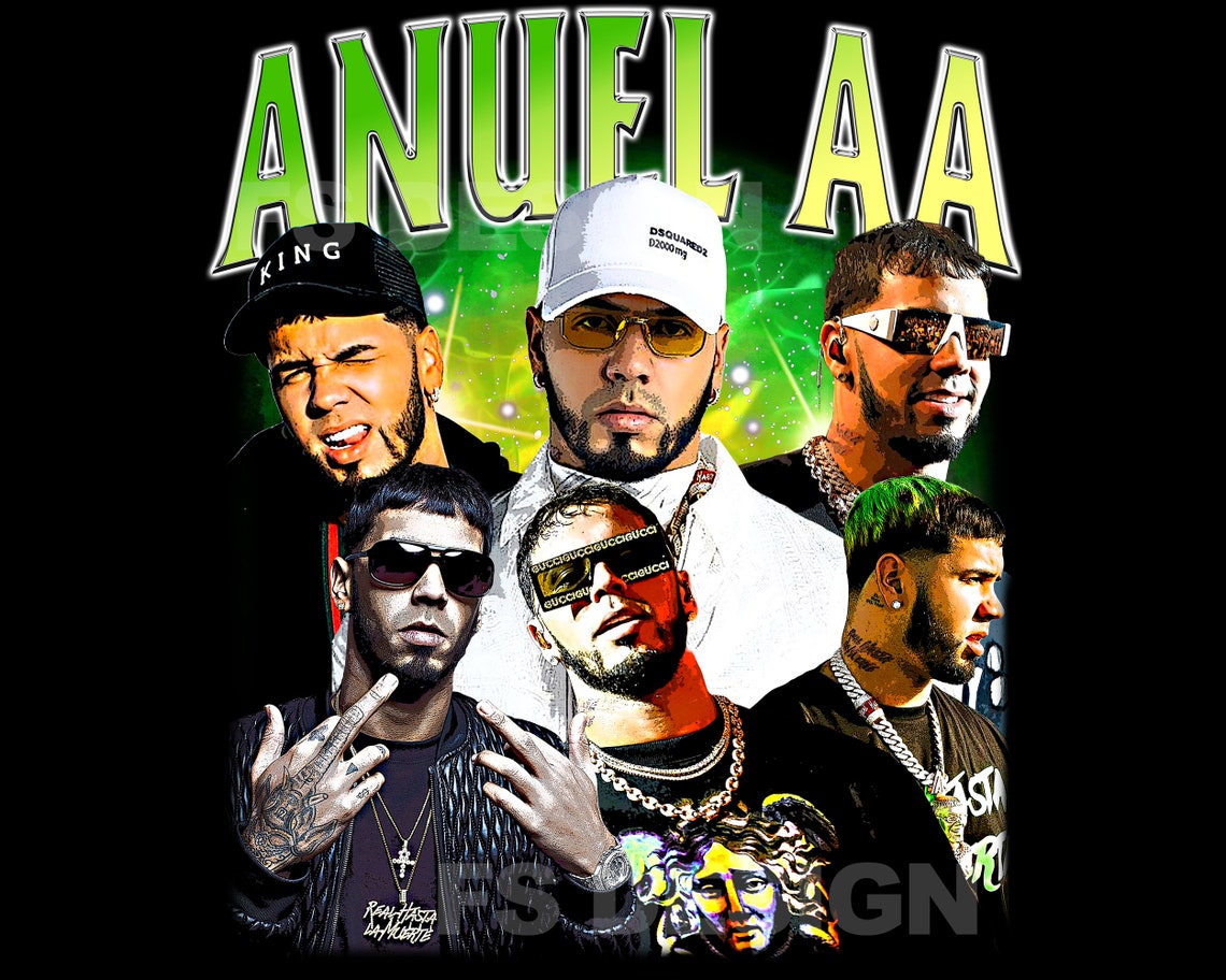 Anuel Aa Png , Ready to Print, Printable Design, Artist, 90s, Bts , Rap ...
