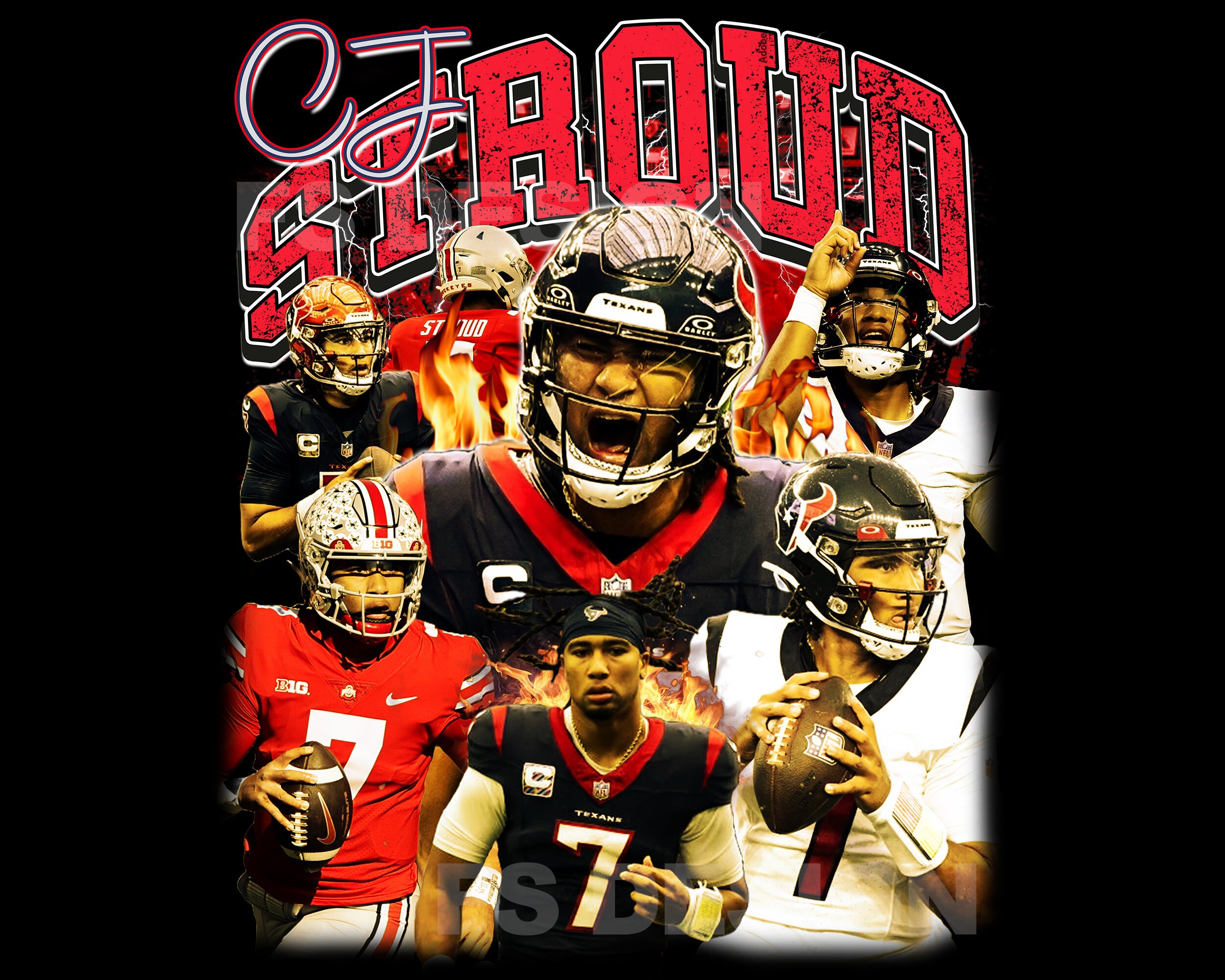 Cj Stroud T-shirt Design PNG ,digital Instant Download, 300.dpi - Etsy