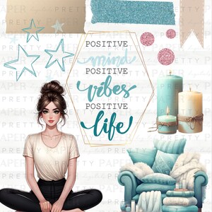 Serenity Now Digital Stickers | Planner, Goodnotes, PNG Stickers - Etsy