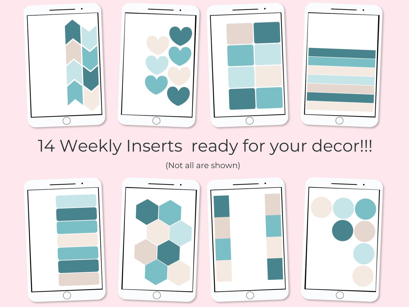 Serenity Now Weekly Planner Stickers | Digital Download - Etsy