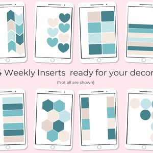 Serenity Now Weekly Planner Stickers | Digital Download - Etsy
