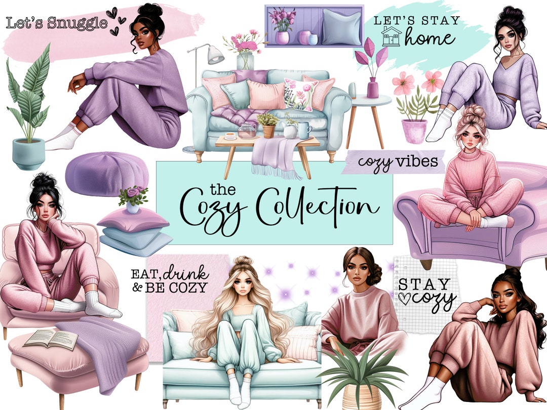 The Cozy Collection | Digital Stickers | Planner Stickers | Digital ...