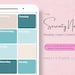 Serenity Now Weekly Planner Stickers | Digital Download - Etsy