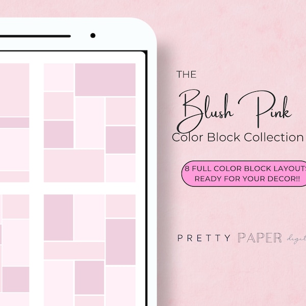 Digital Block Stickers - Etsy