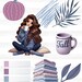 The Mulberry Mist Collection Digital Stickers Planner Stickers Digital ...
