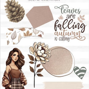 Woodland Autumn Stickers | Digital Planner, Goodnotes (PNG) - Etsy