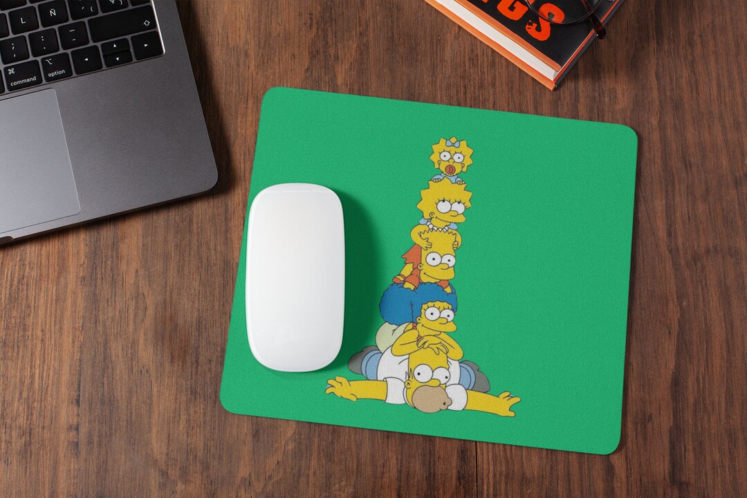 Simpsons Mousepad Gift Ideas for Her Simspon Family Gift for Her Homer ...