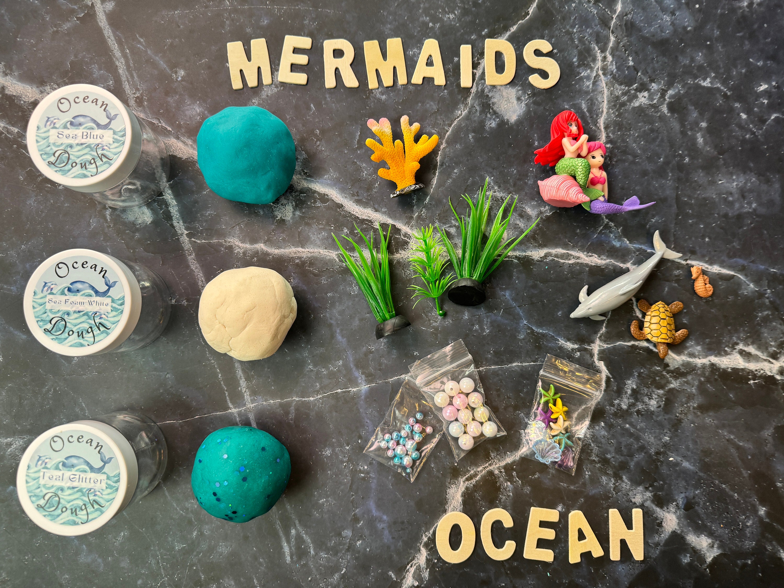 Sensory Play Box, Under the Sea Kit, Playdough Kit, Imaginative Play ...