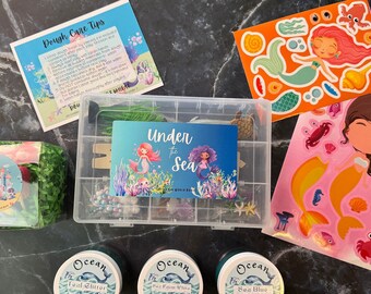 Sensory Play Box, Construction Theme Kit, Playdough Kit, Imaginative ...