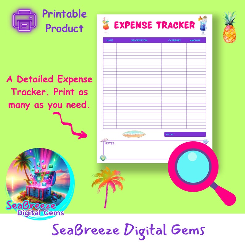 Beach Vacation Planner Printable Printable Family Travel Planner ...