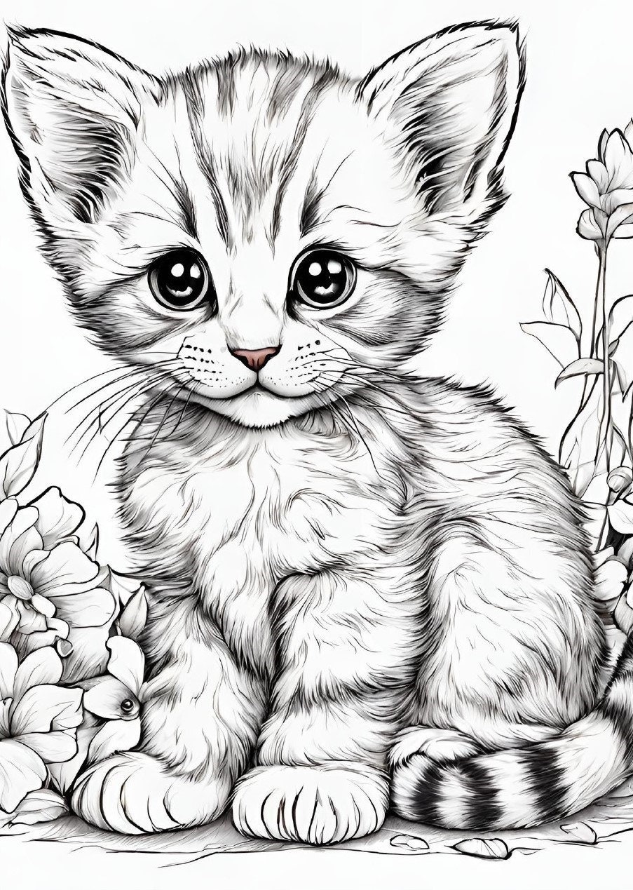 Cute Baby Animal Colouring Pages Download and Start Colouring. 20x ...