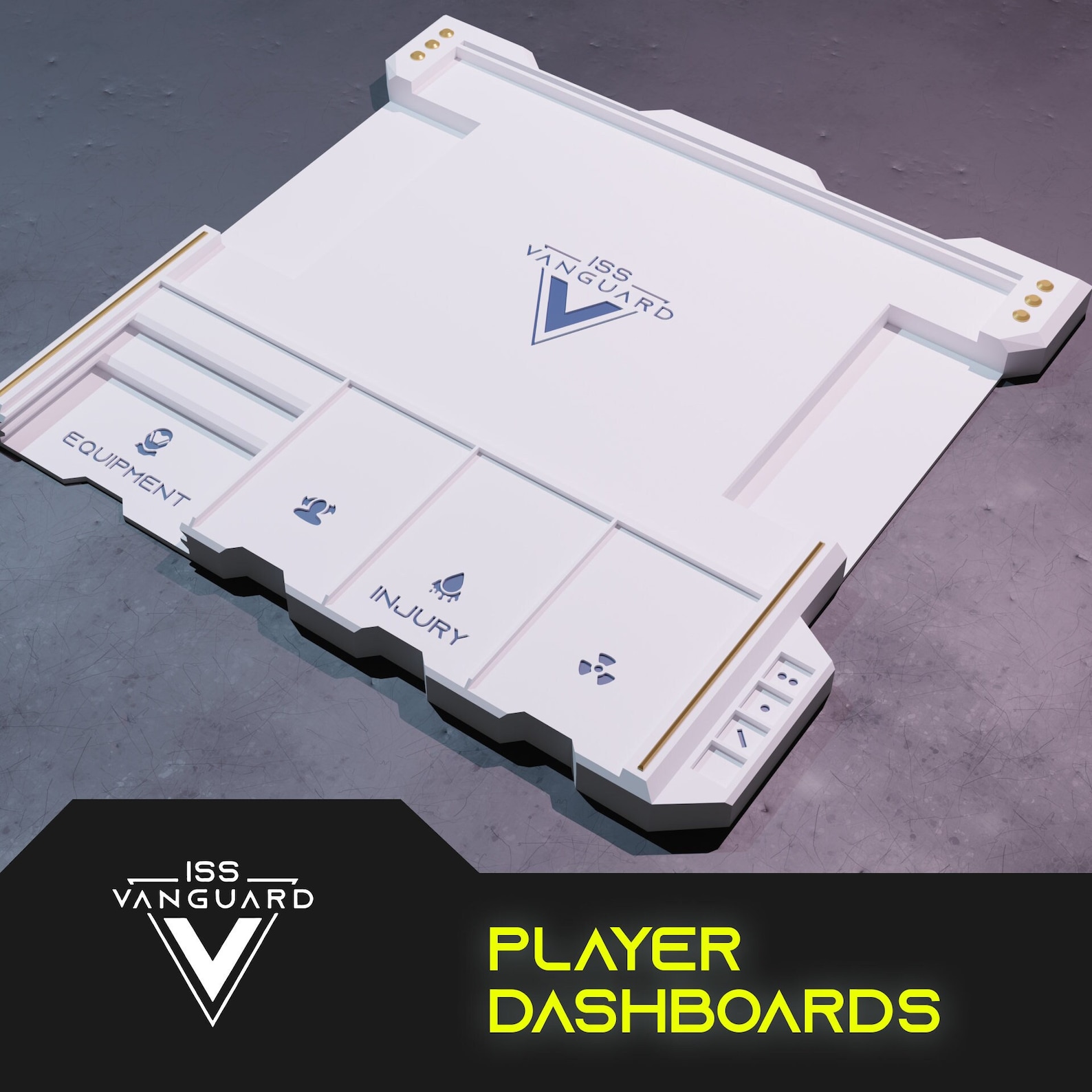 ISS Vanguard Player Dashboard 3D Printing Files (STL, 3MF) - Etsy