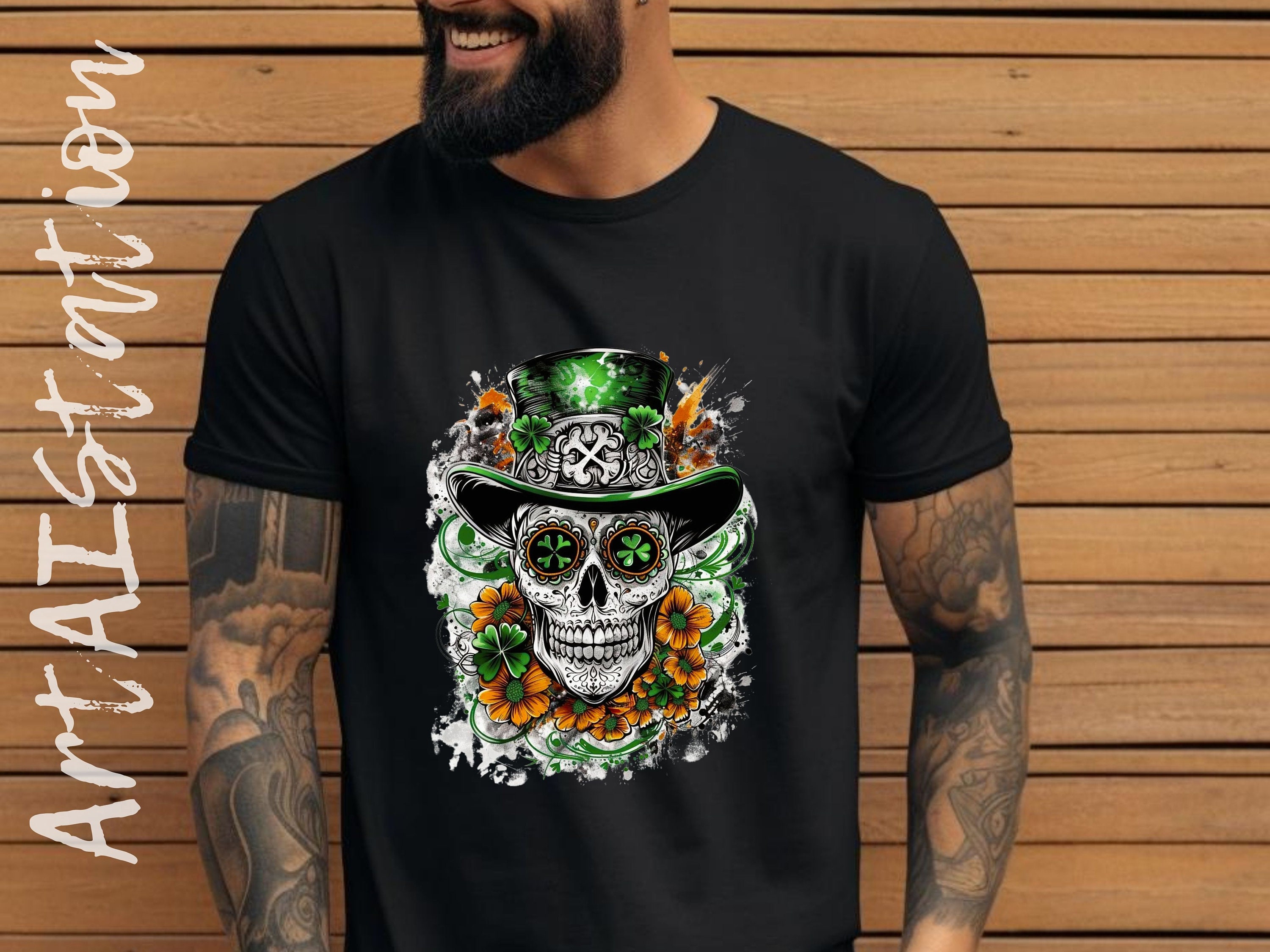 Irish Sugar Skull Shirt St Patricks Day T Shirt, PNG JPG SVG Cut Files ...